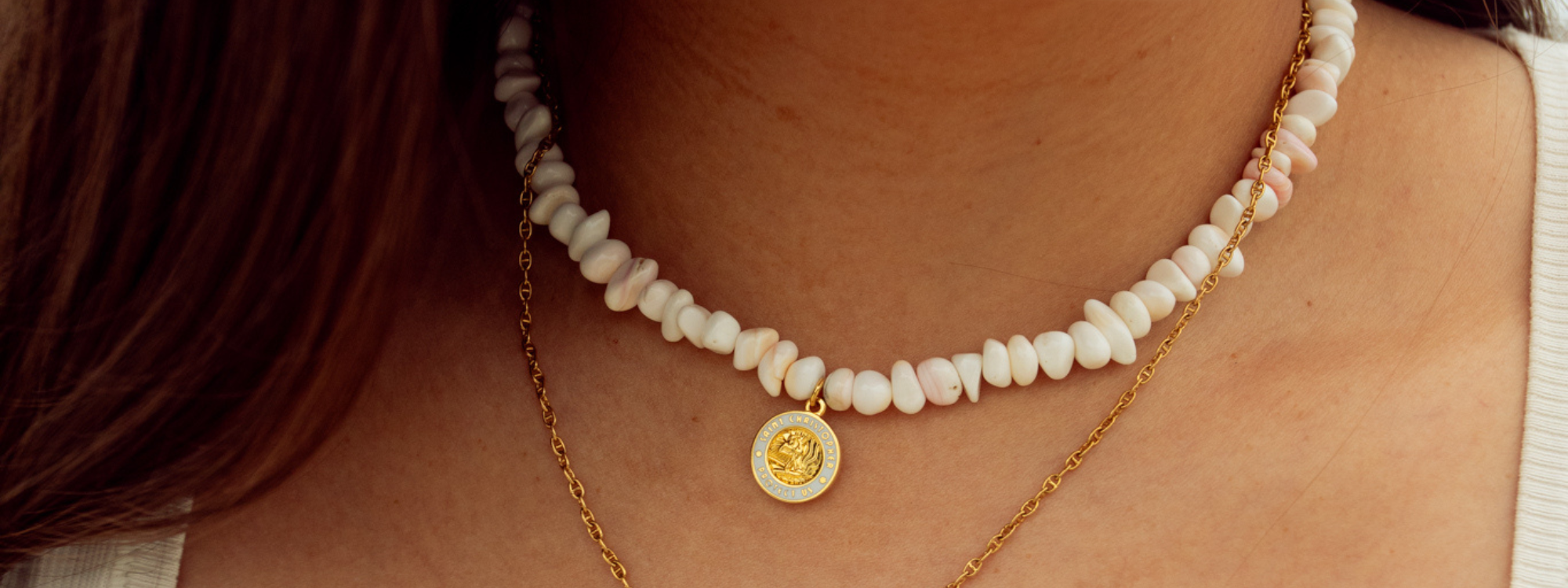 Get Back Necklaces | St. Christopher Surf Medals