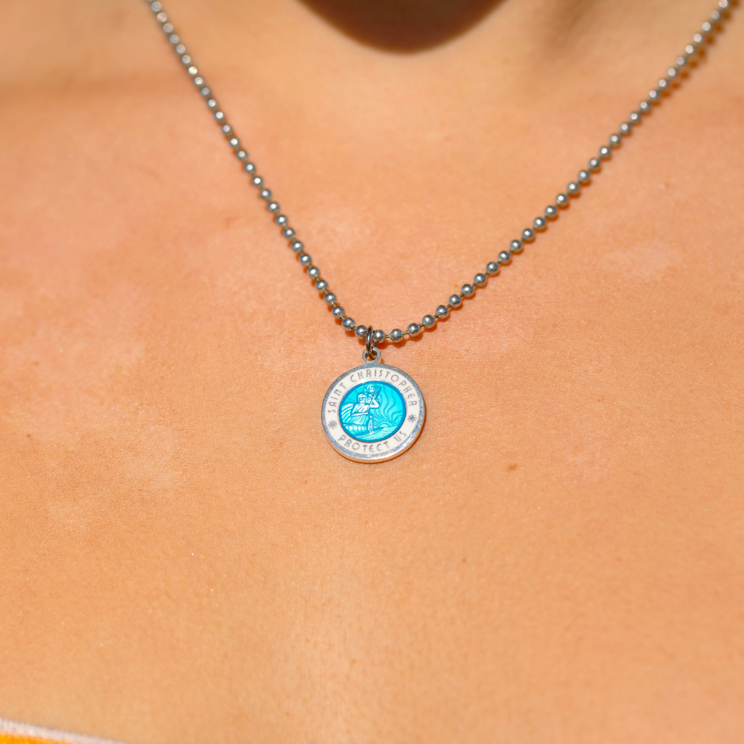 Get Back Necklaces | St. Christopher Surf Medals