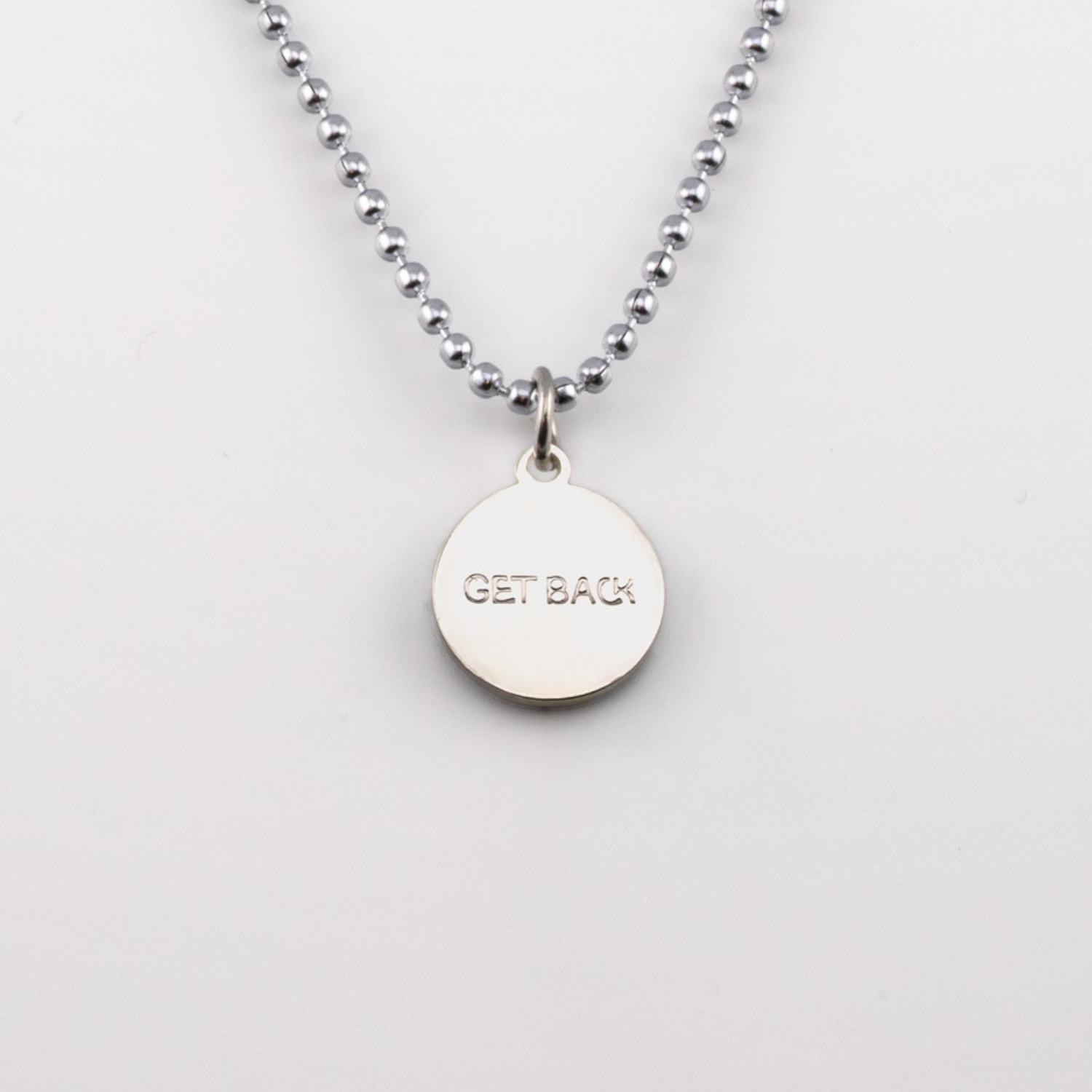 Small - Silver / White – Get Back Necklaces