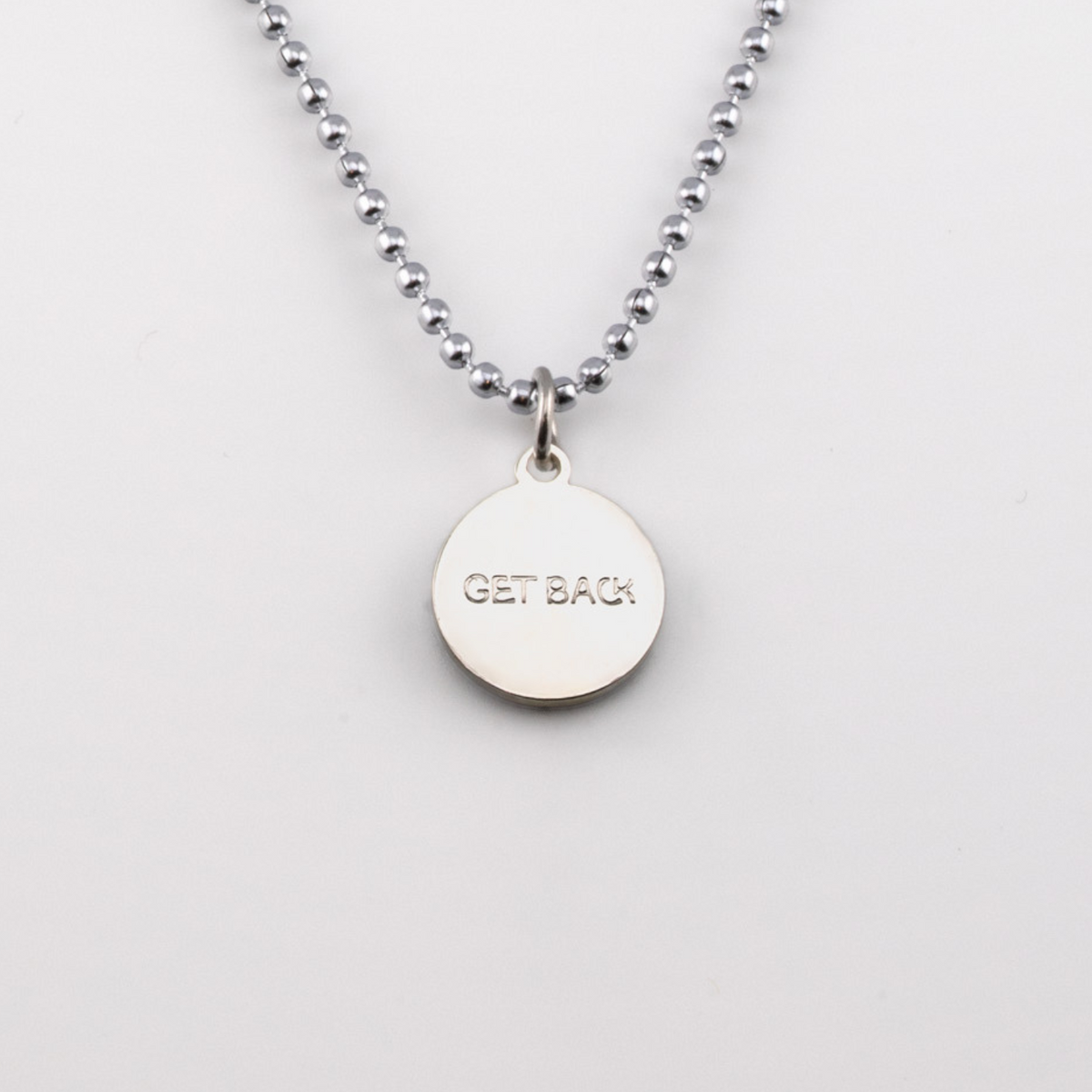Small - Silver / White – Get Back Necklaces