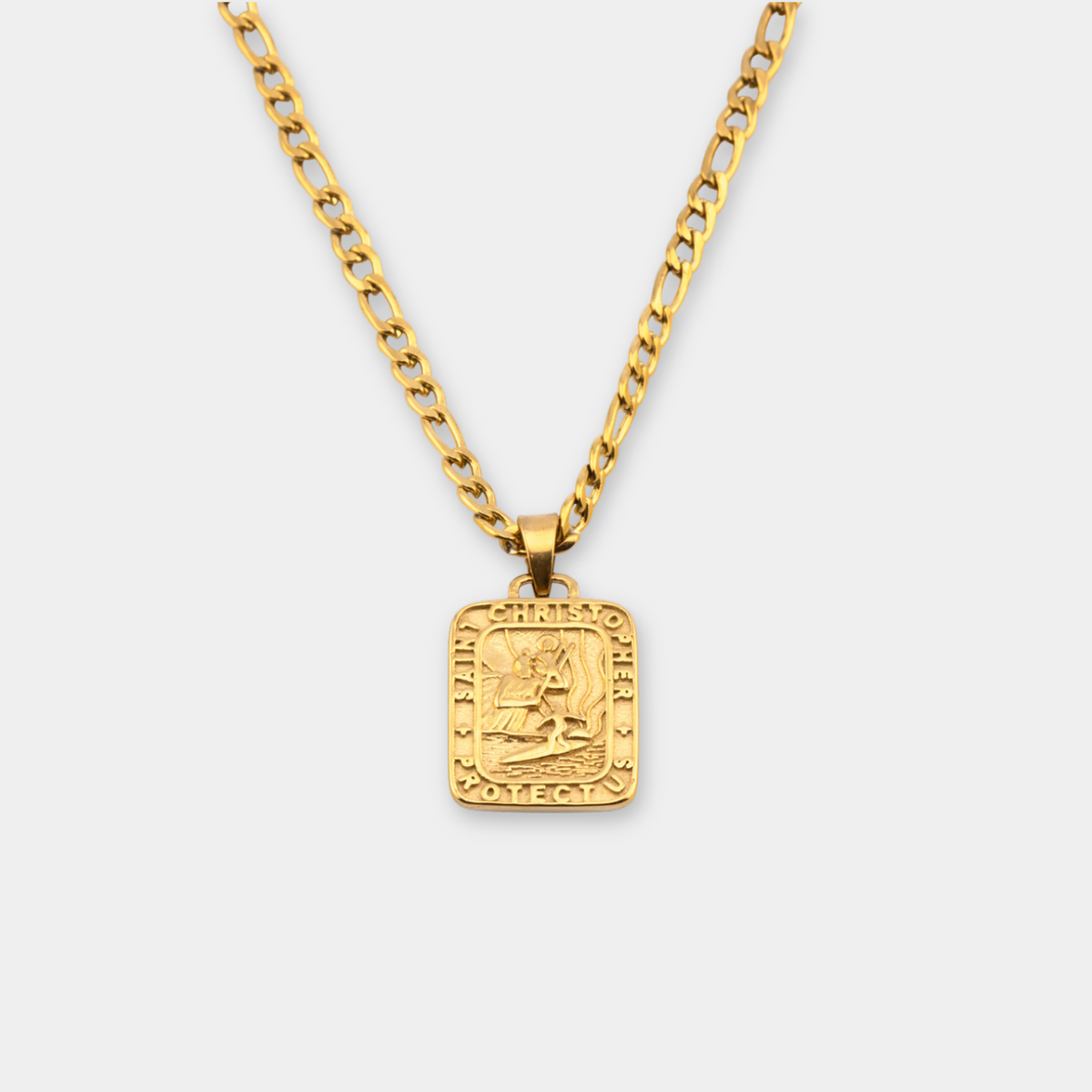 The Gold Traveler Rectangle Necklace – Get Back Necklaces