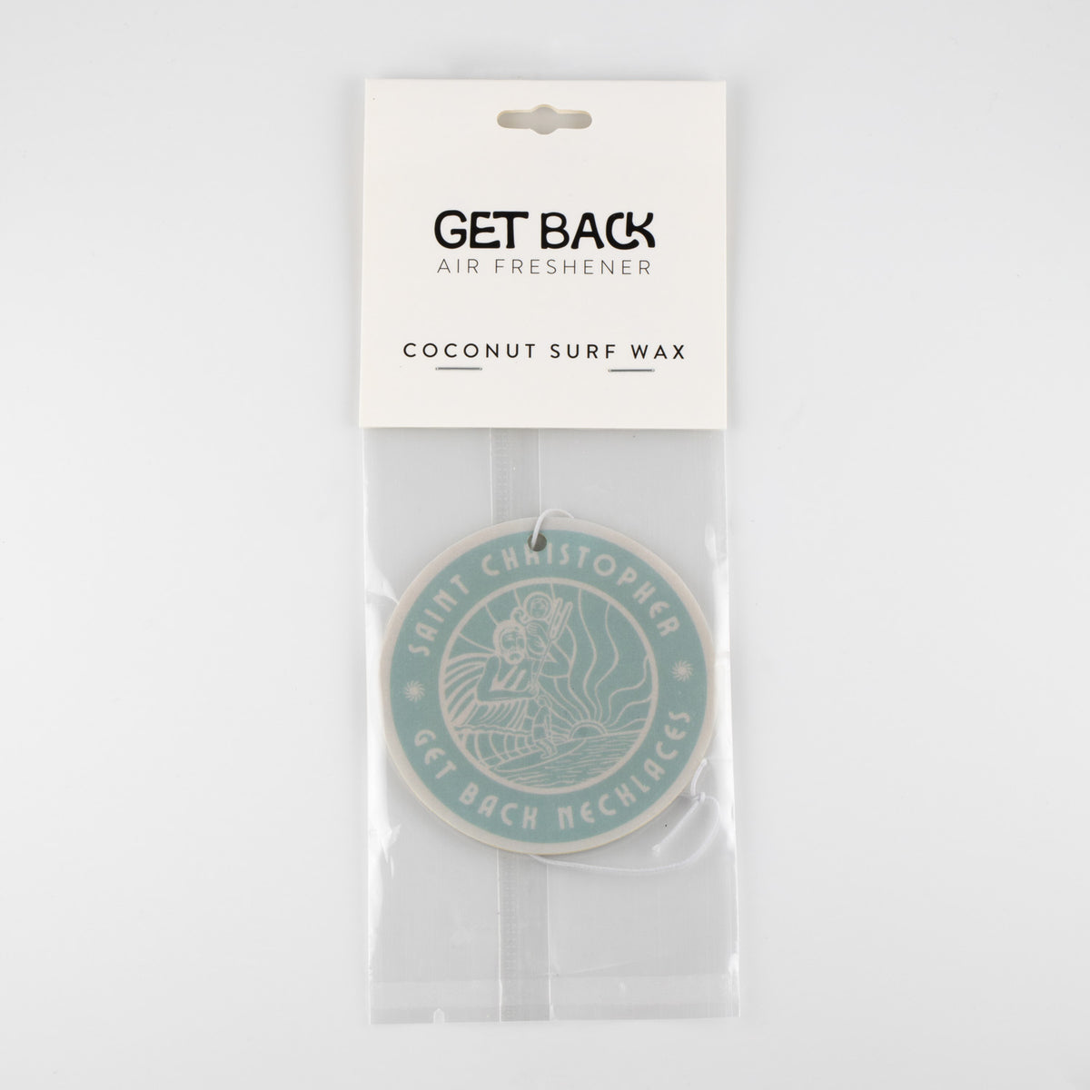 St. Christopher Medallion Air Freshener // Get Back Necklaces